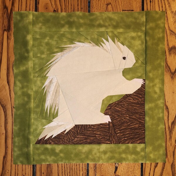 Elephant Fppanimals of Strengthpaper Piecing Quilt Block Pattern - Etsy