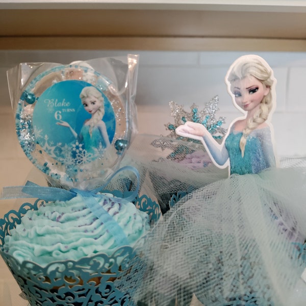 Frozen Lollipops- Frozen Party Favors - Image - Logo Lollipops | Party ...