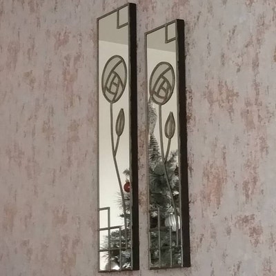 Over Mantle Large Art Deco Mirror, Art Deco Mirror, Wall Mirror, Large ...