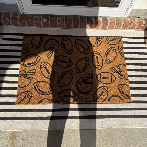 Football Season Doormat, Football Lover Gift, Doormat for Football ...