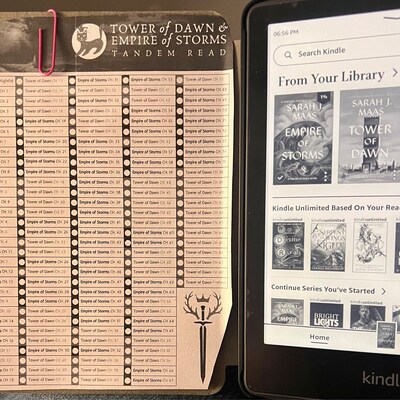 SJM Throne of Glass Tandem Read Checklist - Etsy