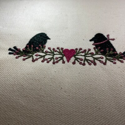 Folk Crows Vine Machine Embroidery Designs Pack Instant Download 4x4 ...