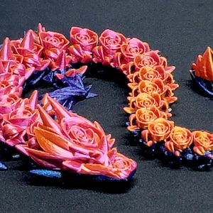 Rose Dragon, Cinderwing3d, STL File for 3D Printing, STL Print Files ...