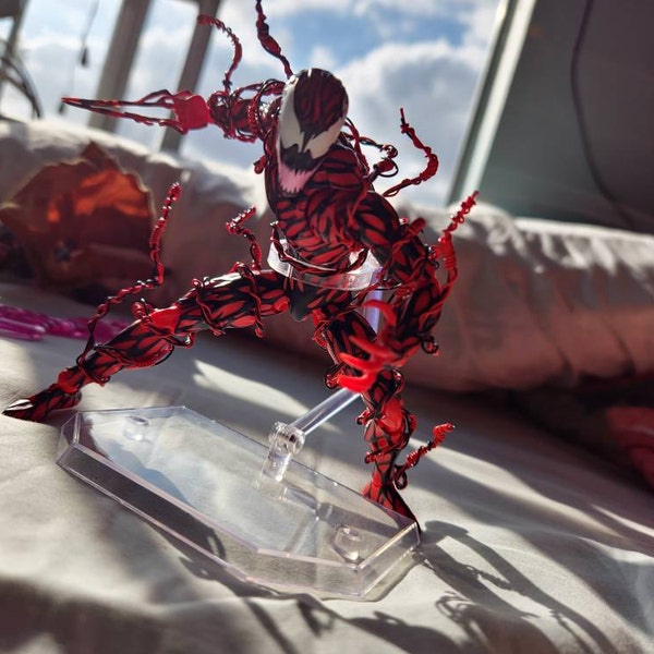 1:12 Scale Poseable Venom Webbing Effect / Hand Made Action Figure ...