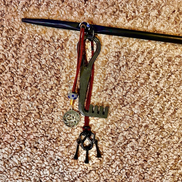 Ancient ROMAN or BYZANTINE Iron Fish Hook Ca V- X C. AD. an Authentic ...