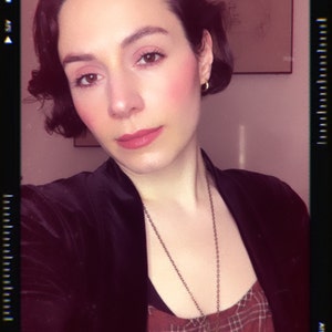 Crescent Moon Necklace Woman on the Moon Shannon Stamey - Etsy