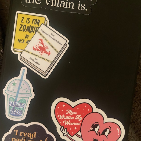 Team Whoever the Villain is Waterproof Sticker Bookish Enemies to ...
