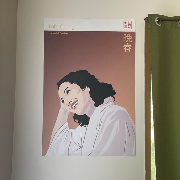 Late Spring (1949) - Yasujirō Ozu - Retro Film Poster | Classic Movie ...
