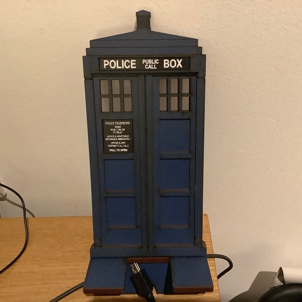 Doctor Who Tardis Style Mobile Phone Stand Perfect Gift for Your Doctor ...