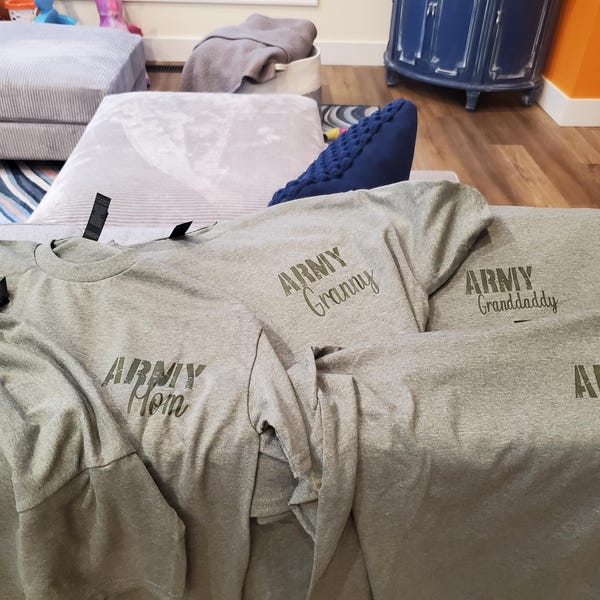Army Family T-shirt for Army Graduation and Proud Army Supporters ...