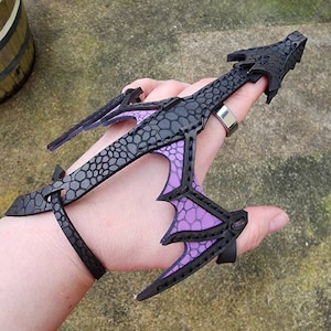 Leather Hand Dragon Cuff - Etsy