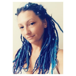 Full Set Dreads galaxy Wool Dreadlocks Gothic - Etsy