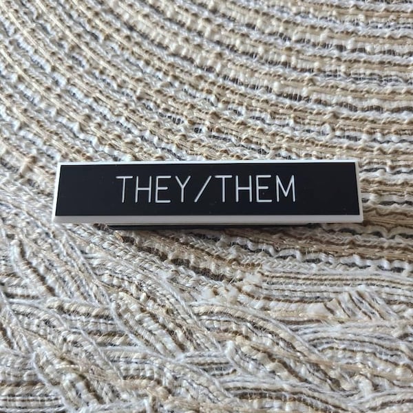 Pronouns Pin, They Them Pin, He Him Pin, She Her Pin, Ze Zir Pin ...