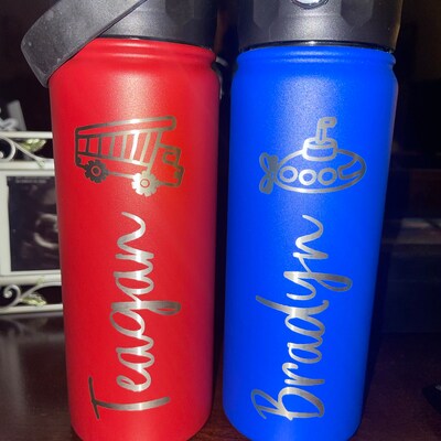 Personalized Kid Water Bottle, Back to School Gifts for Kids, Custom ...