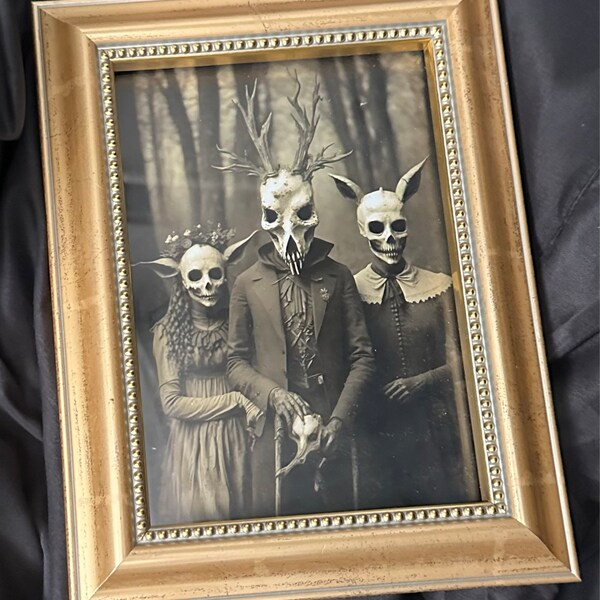 Cursed House, Haunted House, Creepy Wall Art, Spooky Victorian Gothic ...