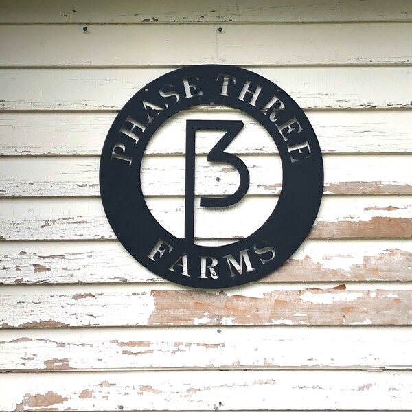 Custom Round Brand/ Farm Sign - Etsy