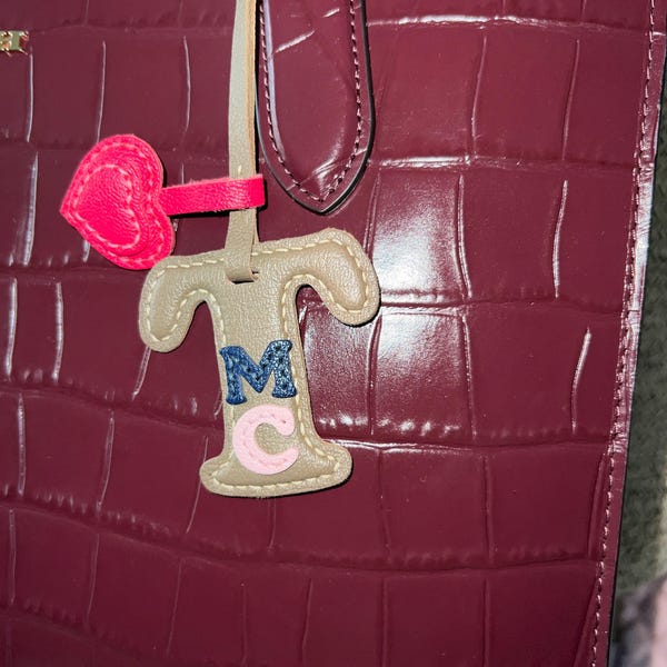 Genuine Leather Soft Lemon Key Fob, Cute Handcrafted Bag Charm ...