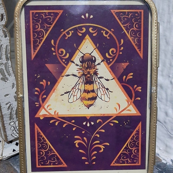 Honey Bee Tarot Card, Queen of Prosperity, Endangered Species Tarot ...