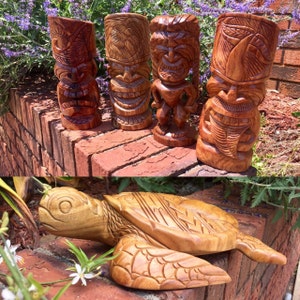 22 Mask LONO TIKI God of Goodluck and Happiness Hawaiian - Etsy