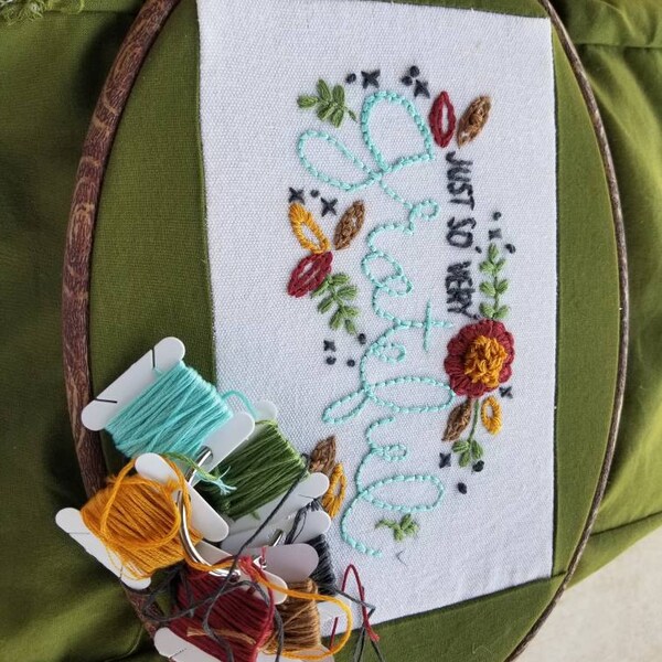 Embroidery Pattern, Fancy Felt, Embroidery Design, PDF Pattern, Hoop ...