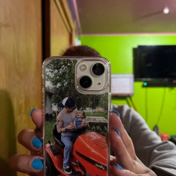 Custom Clear Photo iPhone Case, Photo Phone Case, Personalized iPhone ...