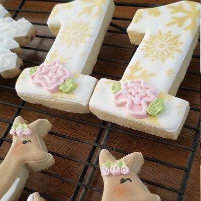 One First Birthday or Anniversary Cookie Cutter or Fondant Cutter and ...