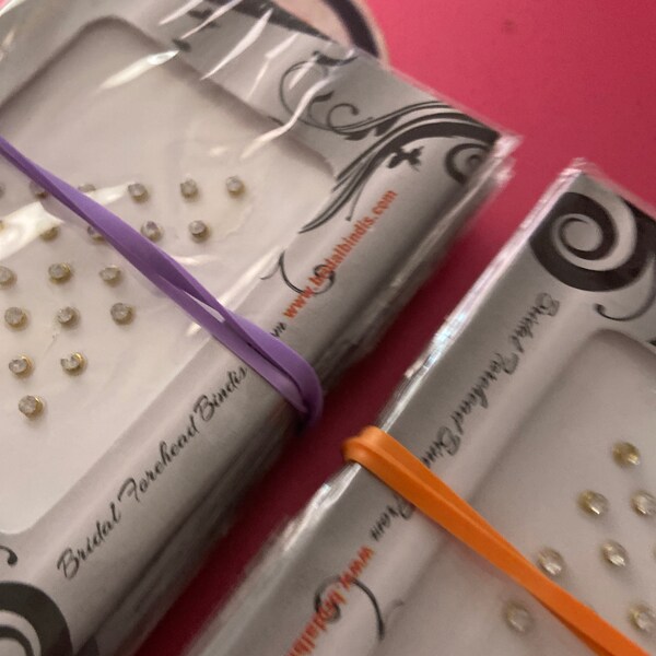10 Round Premium Bindis With Crystals. Pretty Fancy Bindi Face Jewels ...