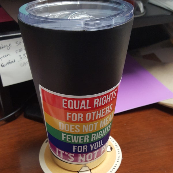 Equal Rights for Others (it's Not Pie) Vinyl Sticker - Etsy