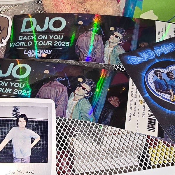 Djo Tour Custom Personalized Concert Ticket - Etsy