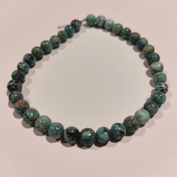 Natural Rough Turquoise Gemstone Round 5MM 6MM Loose Beads (D492) - Etsy