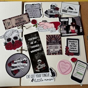 Haunting Adeline Book Sticker Text Message Conversation Zade Meadows ...