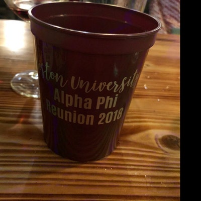 Class Reunion Cups, Reusable Plastic Cups, Custom High School Reunion ...