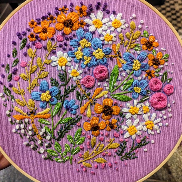 Sunflower Punch Needle Kit for Beginner, Beginner Punch Needle Kit With ...