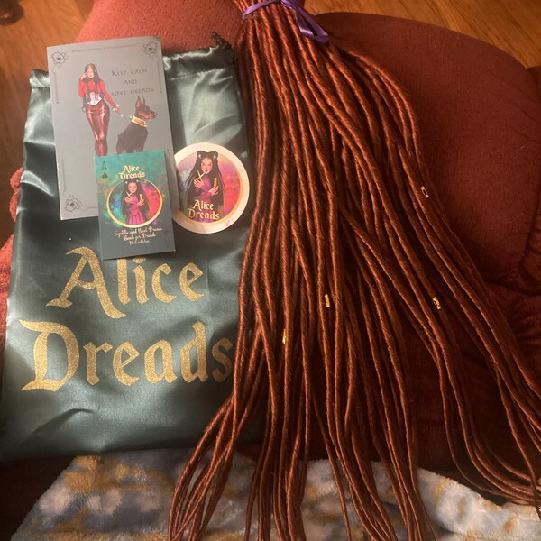 Black Curly Wool Dreads. "black Wizard" Double Ended or Single Ended ...