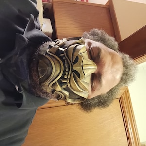 Wolf Mask Wolf Oni Berserk Menpo Mask Samurai Fenrir - Etsy