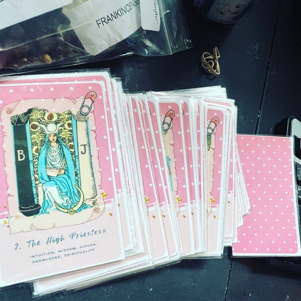 Thoth Tarot Set, Mini Thoth Tarot Cards Thoth Tarot Mat, Crowley Tarot ...