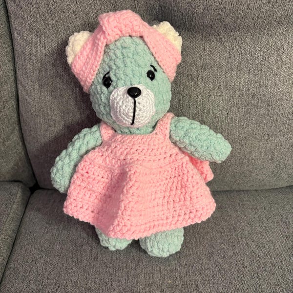Crochet Teddy Bear Pattern, Amigurumi Bear, Panda Dress Pattern (ENG ...