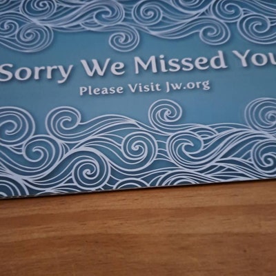 JW Set of 40 Postcards Sorry We Missed You Please Visit Jw.org Not at ...