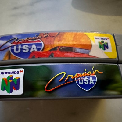 Japanese N64 Cartridge Top End Labels All 198 Japanese Labels 24 North ...