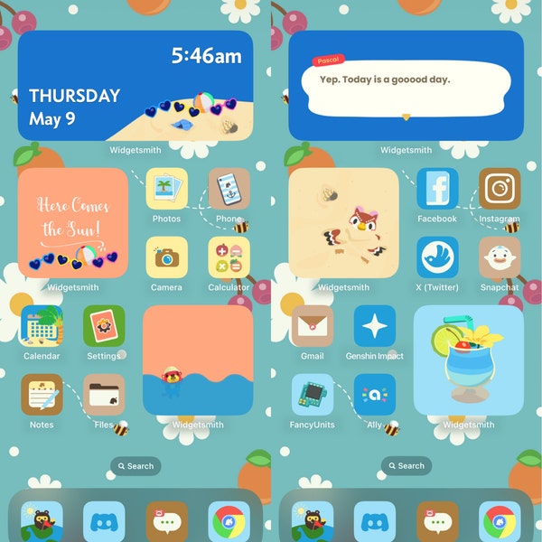 Desktop Organizer Animal Crossing Autumn Edition 156 Icons With ...