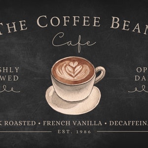 Printable Gingerbread Latte Christmas Coffee Bar Sign Personalized ...