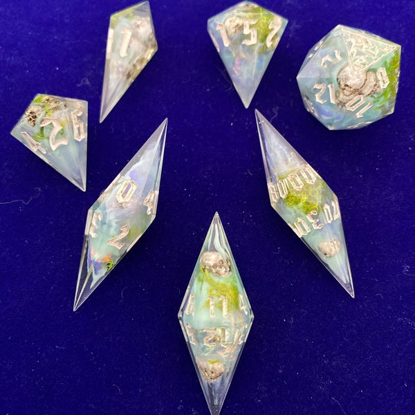 Caustic Brew Dice Set / Sharp Edge Dice / Dice for Dungeons and Dragons ...