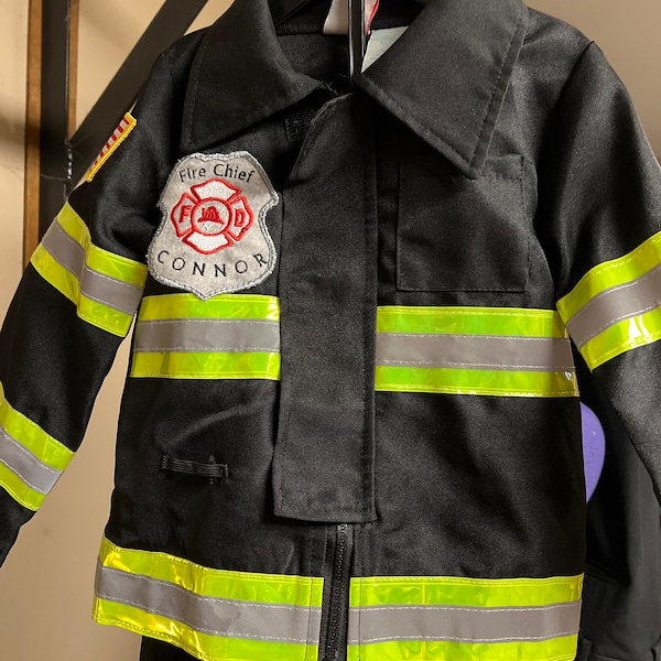 Your Name on a Fire Chief Badge Patch! Custom Made! - Etsy