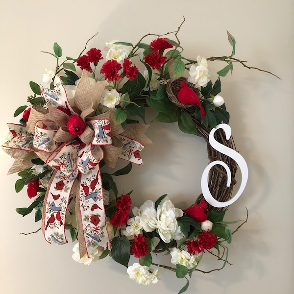 Wreath Wood Letters | Custom Wreath Wood Letters | Unfinished Wood ...