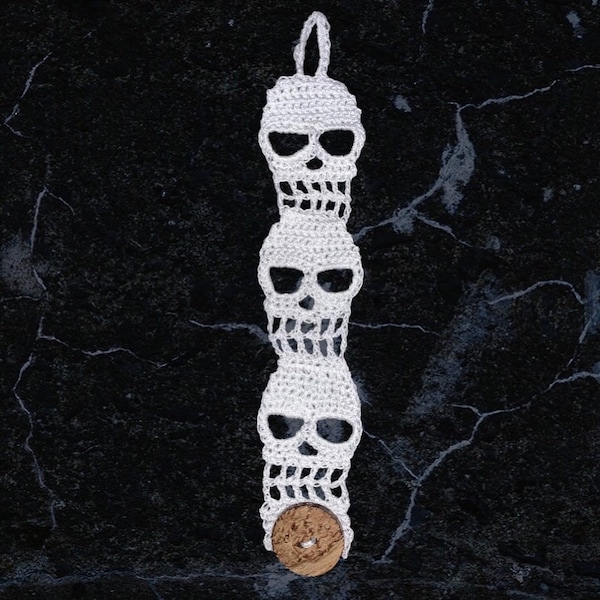 Skull Bracelet / Crochet / Pattern / Jewelry / Halloween / DIY - Etsy