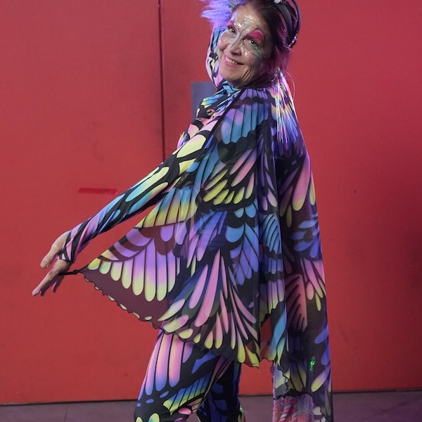 Neon Costume Set, UV Light Outfit, Rave Costume Set Woman, Performance ...