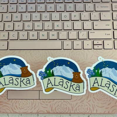 Columbia River Gorge Vinyl Sticker / Multnomah Falls Sticker / - Etsy