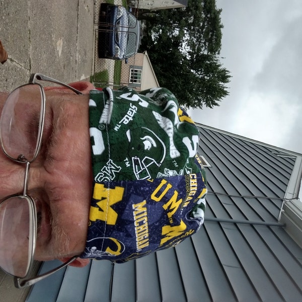 Mens Fishing Trout Salmon Fish Navy Blue Scrub Hat Surgery Surgical Cap ...