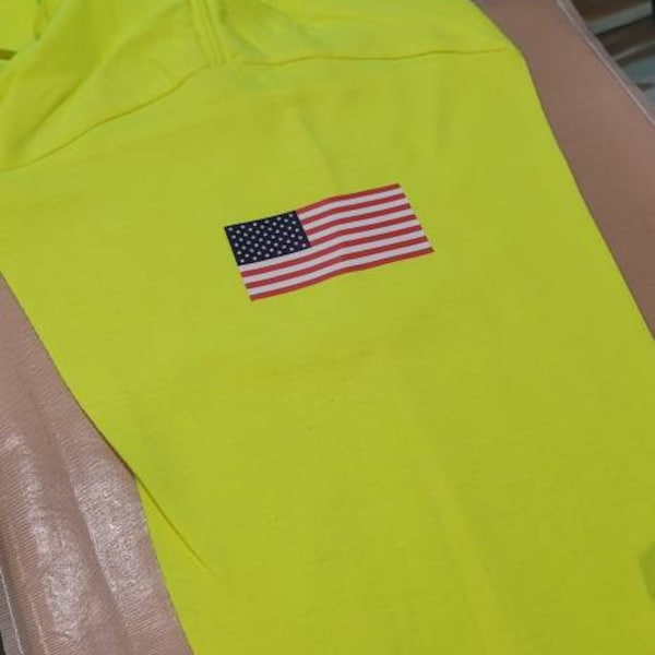 American Flag Heat Transfers/american Flag HTV/US Flag Transfer/us Flag ...