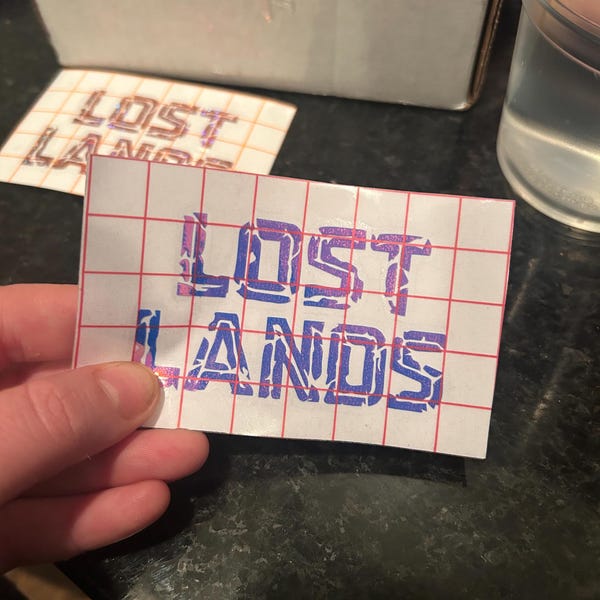 Lost Lands Decal / Sticker - Lost Lands Car Decal - Lost Lands Bumper ...